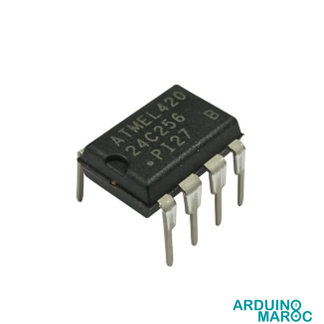 AT24C256 EEPROM 32Ko I2C Mémoire Non-Volatile - Arduino Maroc